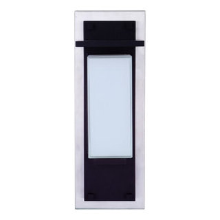 Stainless Steel Midnight LED Outdoor Lantern from the Heights ...
