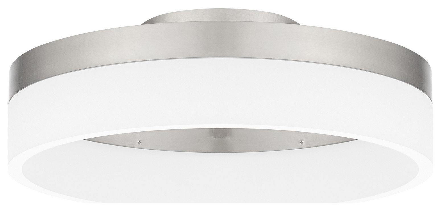 Cohen LED Flush Mount in Brushed Nickel - Modern - Flush-mount Ceiling ...