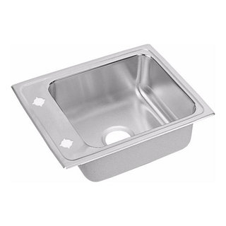 Elkay 5 1/2" Bowl Drop In Stainless Steel Classroom Kitchen Sink ...