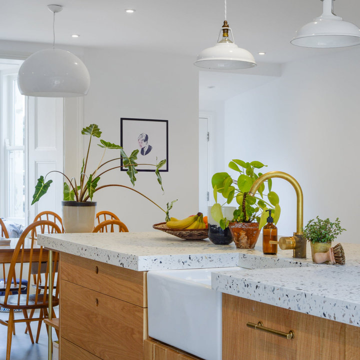 75 Beautiful Kitchen with Terrazzo Benchtops Ideas & Designs - July ...