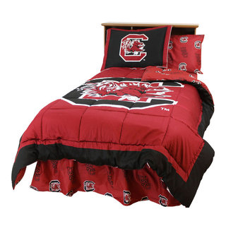 South Carolina Gamecocks Bed in a Bag Twin, With Team Colored Sheets ...