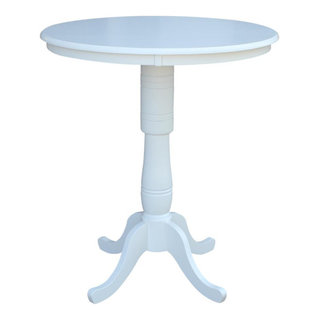Round Top Pedestal Table - Contemporary - Outdoor Dining Tables - by ...