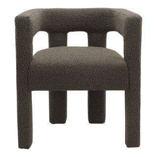 Athena Boucle Fabric Upholstered Accent / Dining Chair - Transitional ...