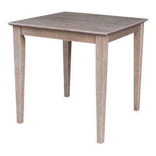 Solid Wood Top Table, 30 Inch High - Transitional - Dining Tables - by ...