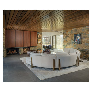 Newtown Square Renovation - Midcentury - Living Room - Philadelphia ...