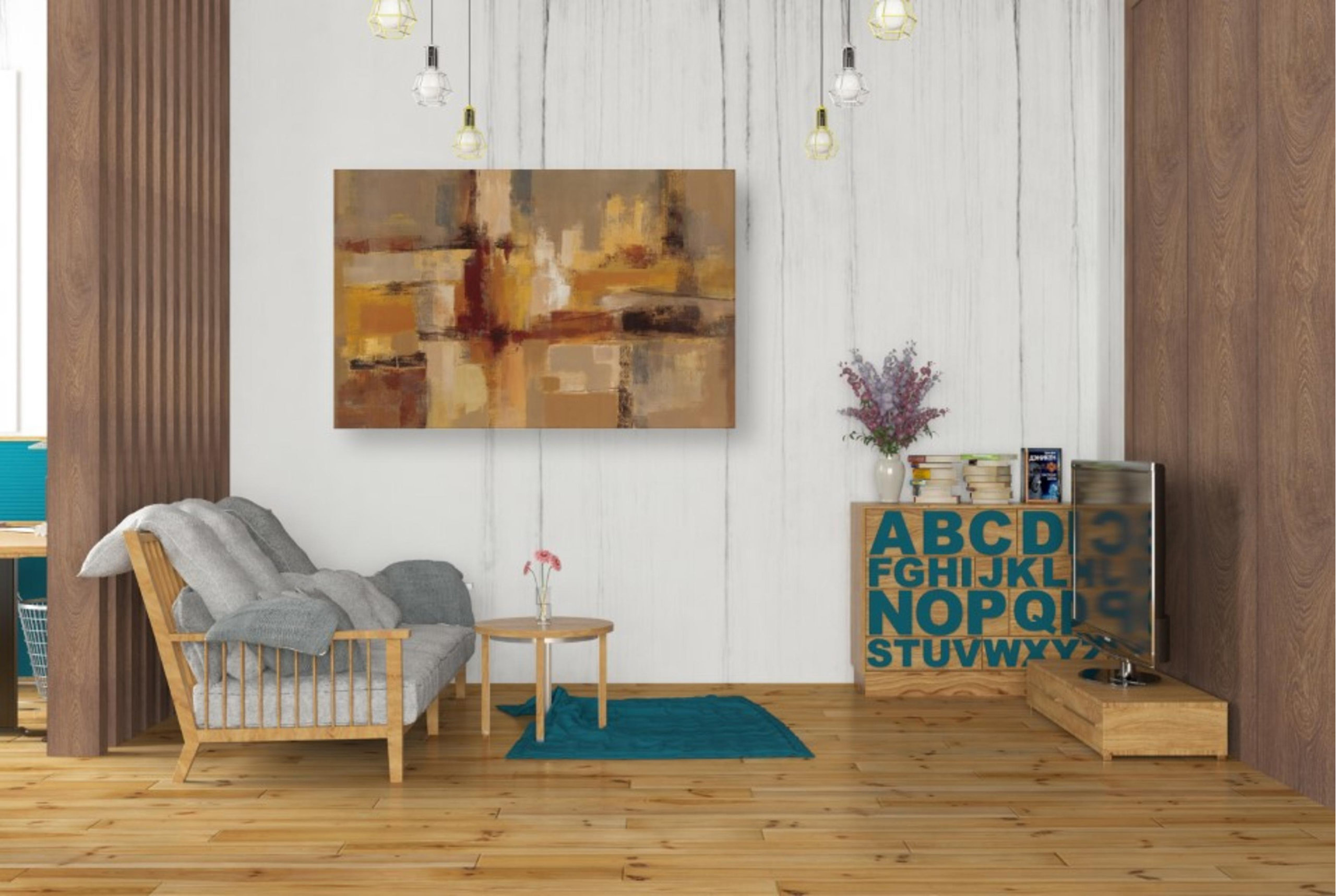 Epic Graffiti "Sandcastles" by Silvia Vassileva, Giclee Canvas Wall Art ...