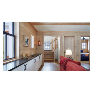 Ten Mile Lake Stuga - Rustic - Living Room - Minneapolis - by ...