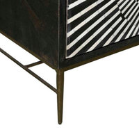 Tally Wood and Iron Black Server - Midcentury - Buffets And Sideboards ...