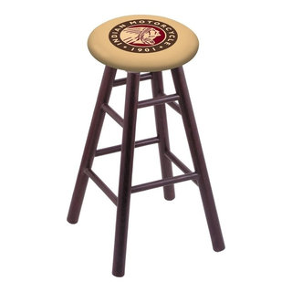 Indian Motorcycle Bar Stool, Dark Cherry - Southwestern - Bar Stools ...