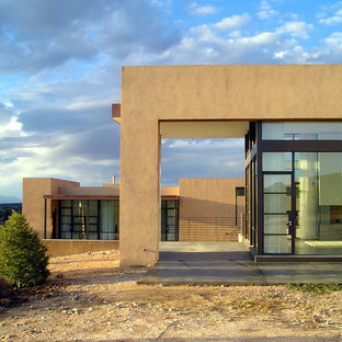 75 Beautiful Split-Level Adobe Exterior Home Pictures & Ideas | Houzz