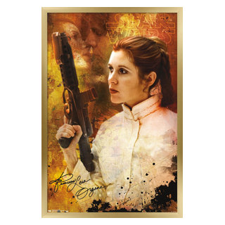 Star Wars: Saga - Princess Leia - Signature, 14.725" x 22.375 ...