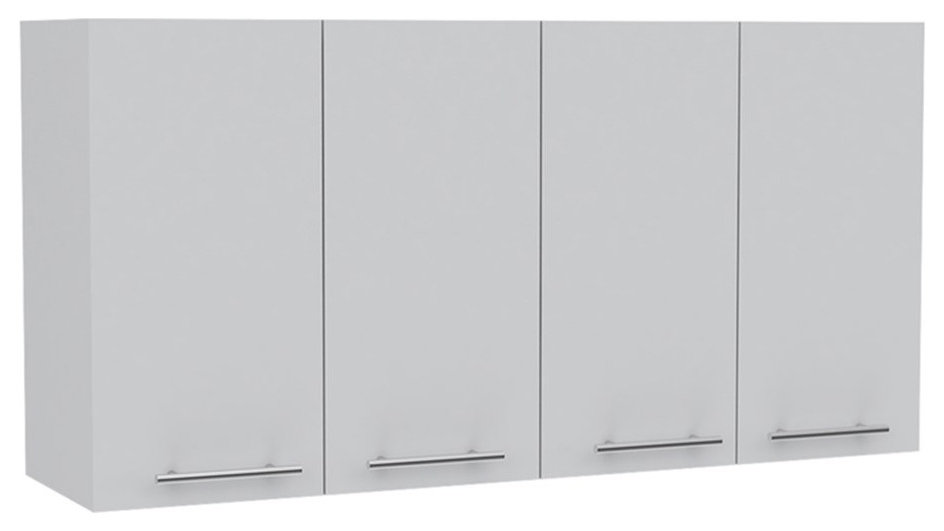 Home Square 2-Piece Set with Wall Cabinet and Storage Cabinet ...