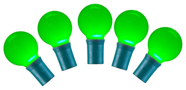 Vickerman X8Gcg34 25 Green G30 Led Light Green Wire, 16' Christmas ...