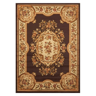 Nourison Paramount Black Area Rug 2'2"x7'3", 5'3" x 7'3" - Victorian ...