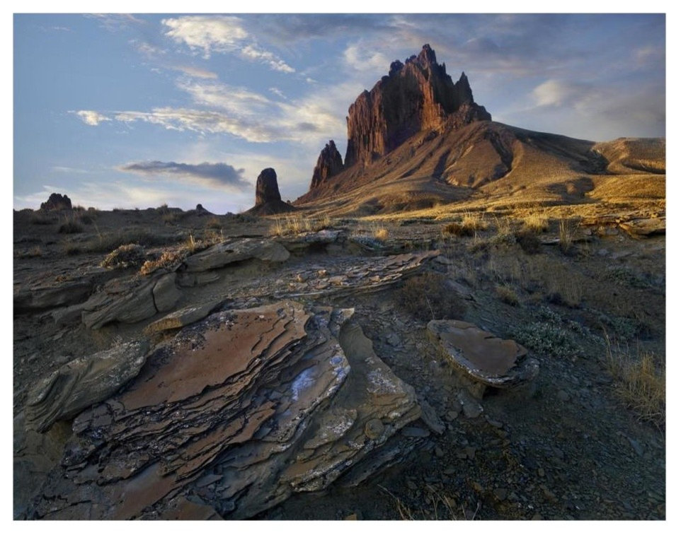 "Shiprock, the basalt core of an extinct volcano, New Mexico" Paper Art ...