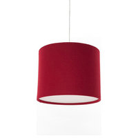 Innermost modern Kobe Pendant Small Drum, Red - Contemporary - Pendant ...
