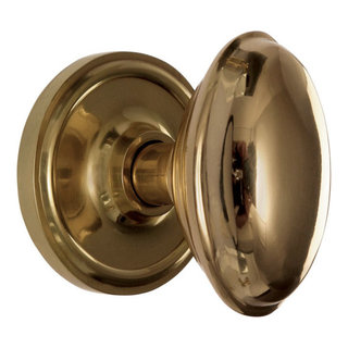 Nostalgic Classic Rose-Homestead Knob-Unlacquered Brass - Traditional ...