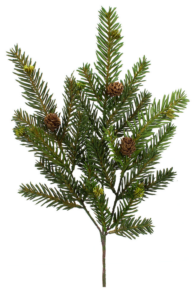 Pine Spray, 6-Piece Set - Traditional - Christmas Decorations - by ...