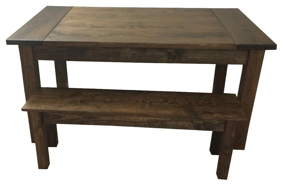 Yukon Cabin Table, 66" - Rustic - Dining Tables - by Ezekiel & Stearns ...