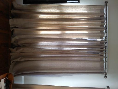 Where to install curtain rods - on casement or outside casement?