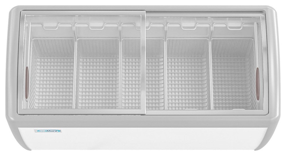 KoolMore 60 in. Display Ice Cream Freezer - 16 cu ft. - Modern ...