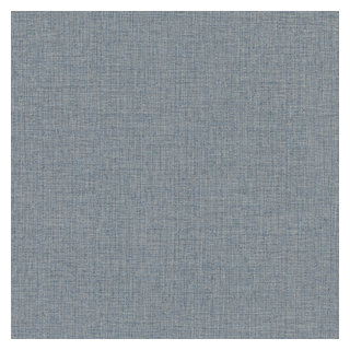 Clarkson Sky Blue Woven Wallpaper, Bolt - Contemporary - Wallpaper - by ...