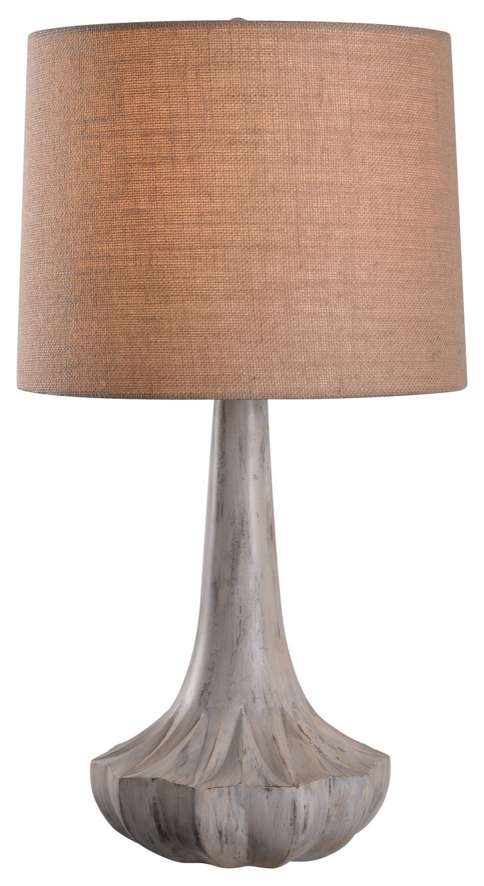 Kenroy 35243WW 1-Light Table Lamp, Calypso - Farmhouse - Table Lamps ...