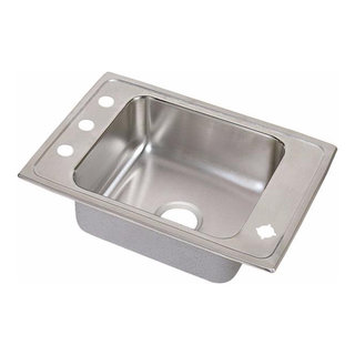 Elkay 6 1/2" Bowl Drop In Stainless Steel Classroom Kitchen Sink ...