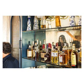 One Step Down Cocktail Lounge - Midcentury - Home Bar - Orange County ...