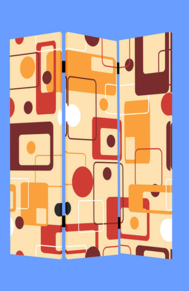 Deep Saffron Screen - Contemporary - Screens And Room Dividers - by GwG ...