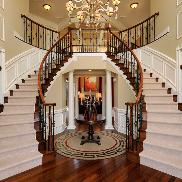 Double Staircase - Photos & Ideas | Houzz