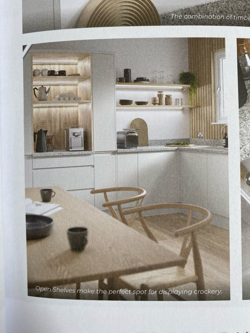 What to do with the corner wall unit next to 2 tower units | Houzz UK