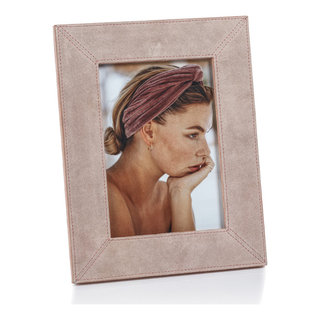 Carpi Suede Lux Photo Frame, 5" x 7" - Transitional - Picture Frames ...