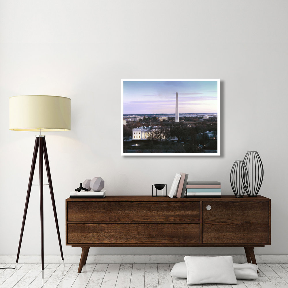 "White House, Washington Monument, Jefferson Memorial" Paper Art, 18 ...