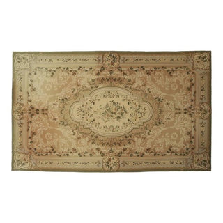 Vintage Aubusson Style Rug - Victorian - Area Rugs - by Esmaili Rugs ...