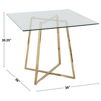 Cosmo Square Dining Table - Contemporary - Dining Tables - by ...