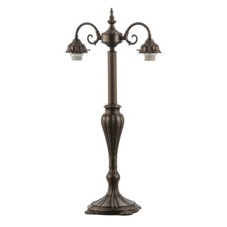 Meyda Lighting 28"H 2-Light Table Lamp Base, Mahogany Bronze ...