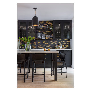 Cypress Point Way - Modern - Home Bar - San Francisco - by Kimberley ...