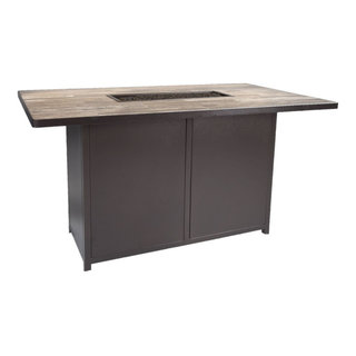42" x 72" Counter Dining Height Elba Fire Pit - Fire Pits - by OW Lee ...