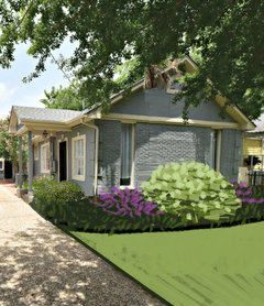 Curb appeal for a sideways house.