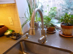 Window Sill Above Kitchen Sink & Faucet Selection/Install