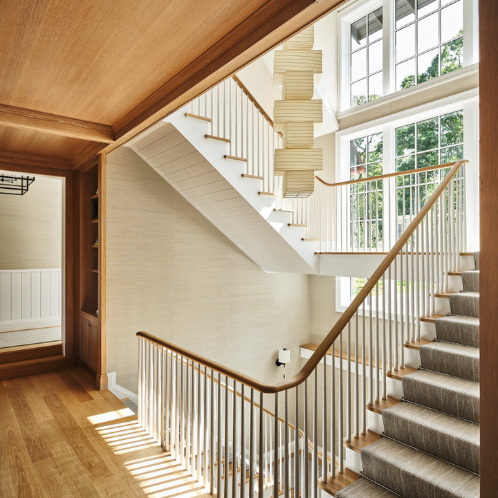 75 Beautiful Staircase with Tongue and Groove Walls Ideas and Designs ...