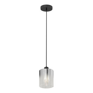 Artika Haze Contemporary Pendant Light, Matte Black (Bulb not included ...