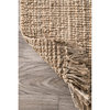 nuLOOM Hand Woven Maui Chunky Loop Rug, 8' - Beach Style - Area Rugs ...