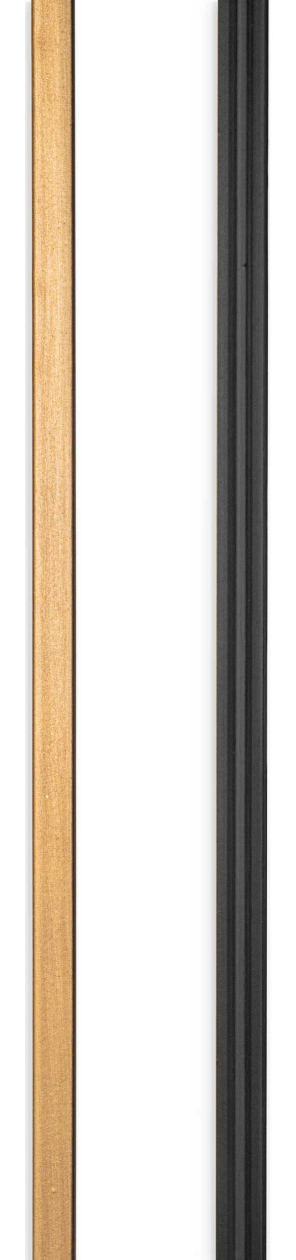 Mavis 22" Square Metal Gold and Black Wall Mirror - Contemporary - Wall ...