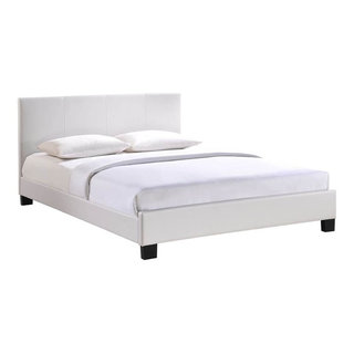 Alex King Vinyl Bed Frame - Transitional - Platform Beds - by Biz ...