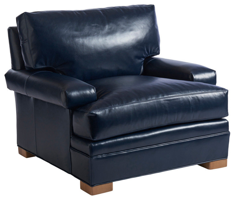 Maxwell Leather Chair - Contemporary - Armchairs And Accent Chairs - by ...