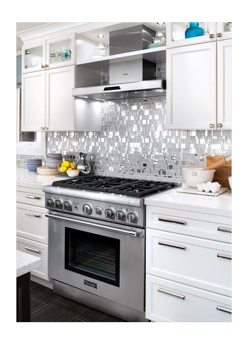 Kitchen Reflective Backsplash