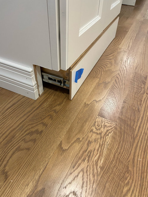 Toekick drawers- how far do they open?