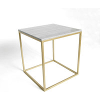 Marble Square Accent Table, 18"x18"x20" - Contemporary - Side Tables ...